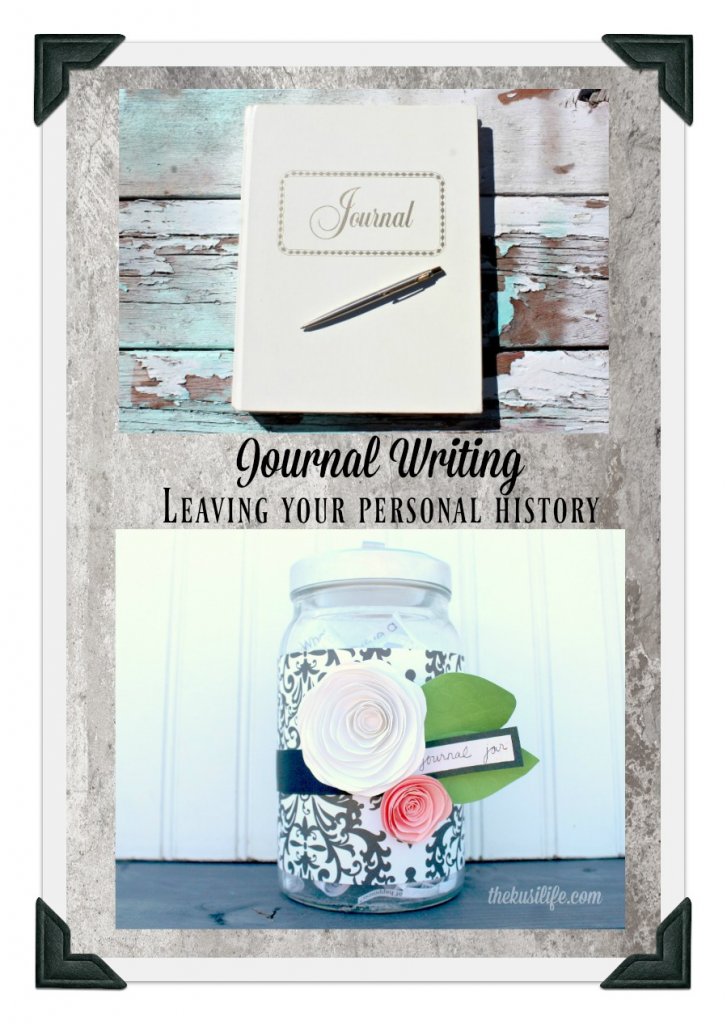 Journal Writing- Leaving Your Personal History - See the Happy