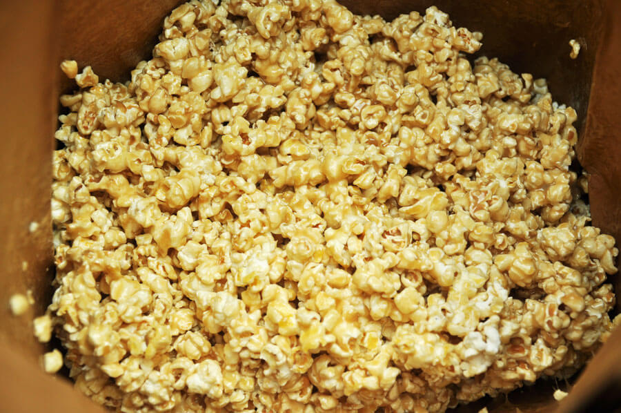 Soft Caramel Popcorn - See the Happy