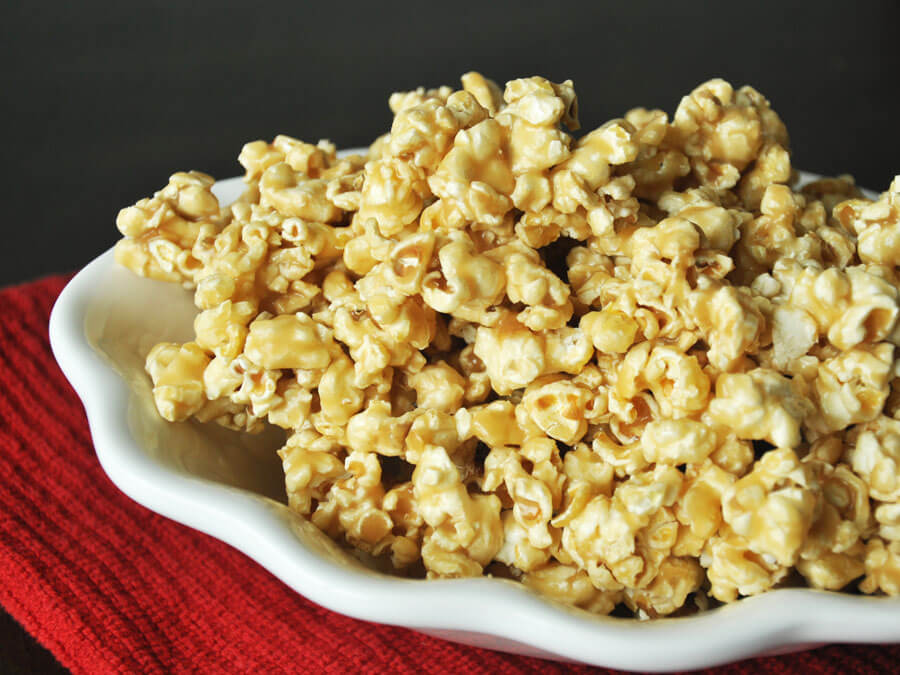 Soft Caramel Popcorn - See the Happy