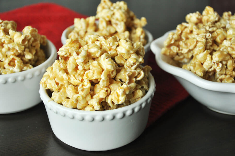 Soft Caramel Popcorn - See the Happy